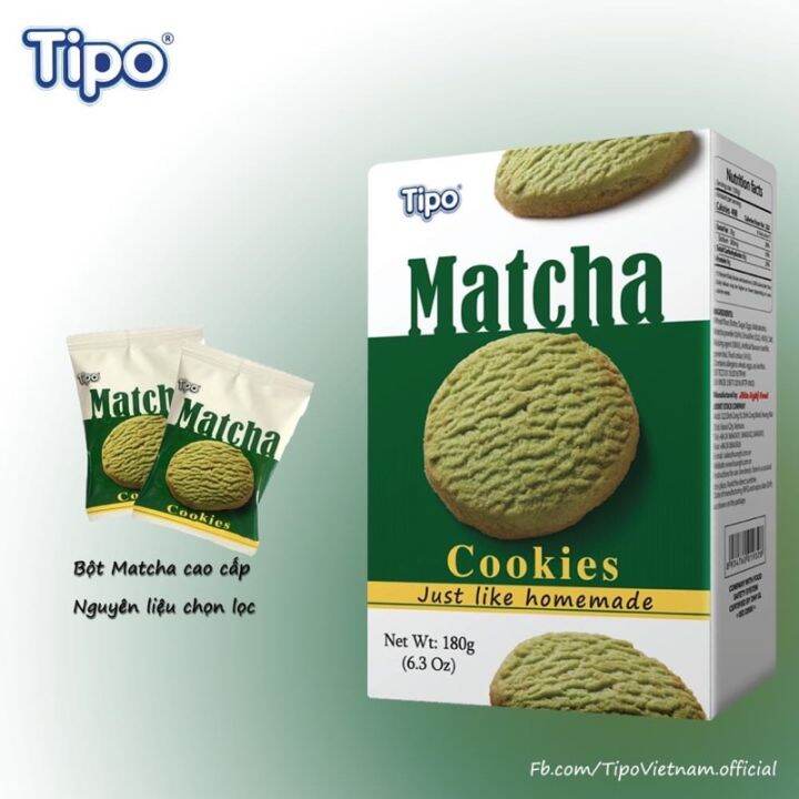Bánh Tipo vị Matcha cookies 75g / Butter cookies 180g | Lazada.vn