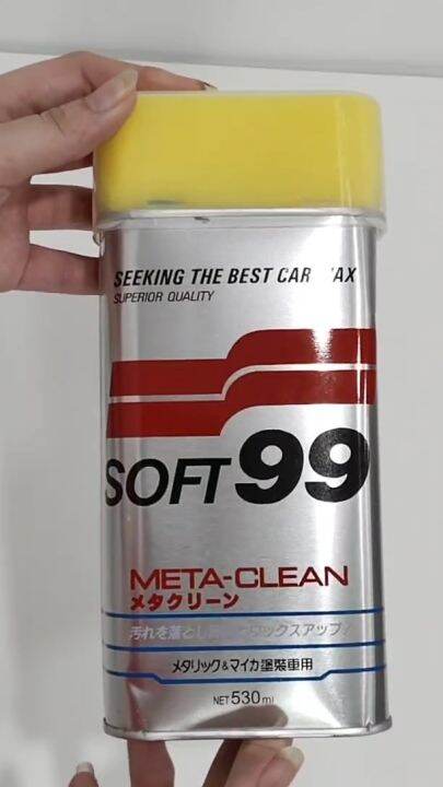 Soft 99 / Soft99 Meta Clean Liquid Wax 530ml / Luster Clean & Polish ...