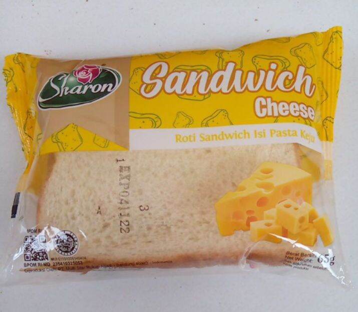 Sharon Sandwich Roti Panggang Lembut Viral Rasa Keju Cheese | Lazada ...