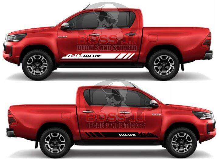 toyota hilux body sticker/decals | Lazada PH