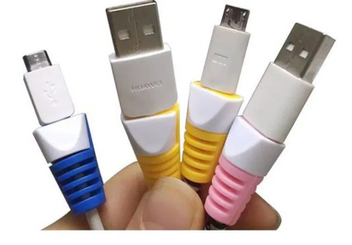 Universal cable protector 2pcs / set Cable winder USB cable protector ...
