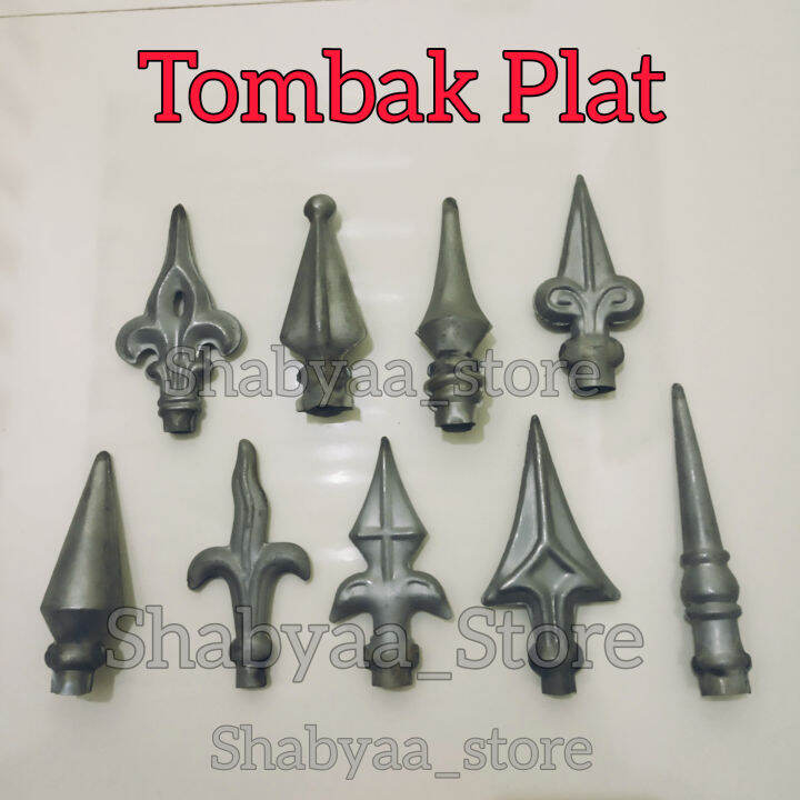 50 pcs tombak plat besi pagar ornamen aksesoris Pagar besi | Lazada ...