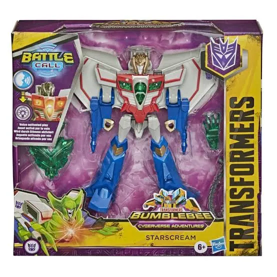 HASBRO TRANSFORMERS BATTLE CALL STARSCREAM ACTION FIGURE | Lazada.co.th
