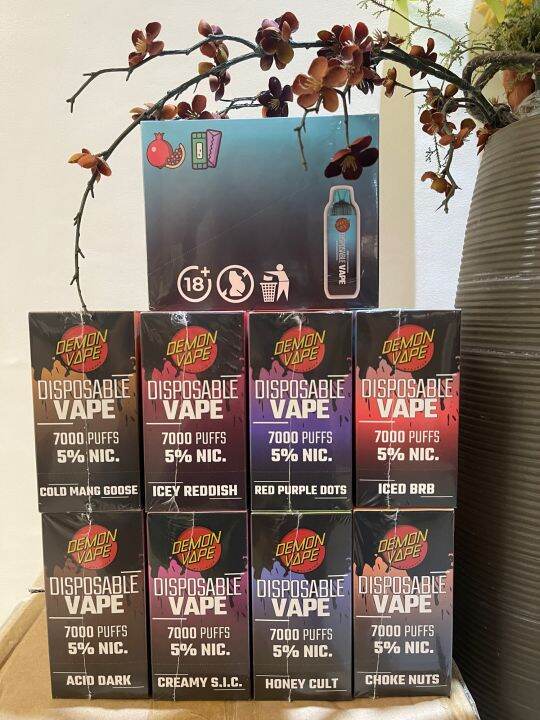Demon Vape Disposable 7000 Puffs 5% Nic | Lazada PH