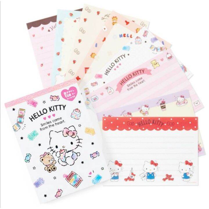 Cute Hello Kitty Coloring Page Memo Stationery Note Book | Lazada