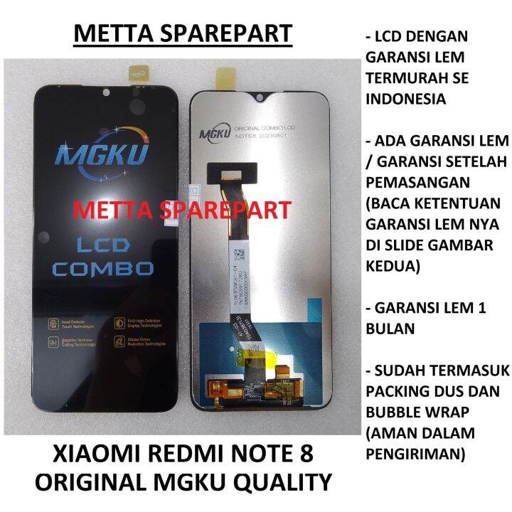 Original MGKU Quality (Ada Garansi Lem) LCD Touchscreen Xiaomi Redmi Note 8 | Lazada Indonesia