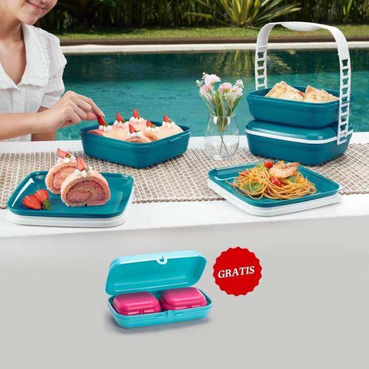 Tupperware picnic set trio free | Lazada Indonesia