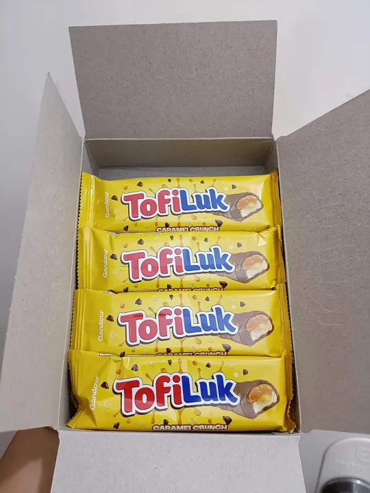 tofiluk caramel crunch chocolates sale! tofiluk sold per box (12pcs ...