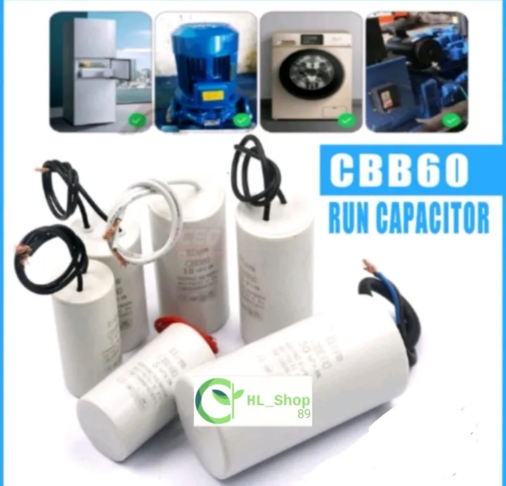 CBB60 Capacitor Washing Machine Kapacitor cbb60 Water Pump AC Motor ...