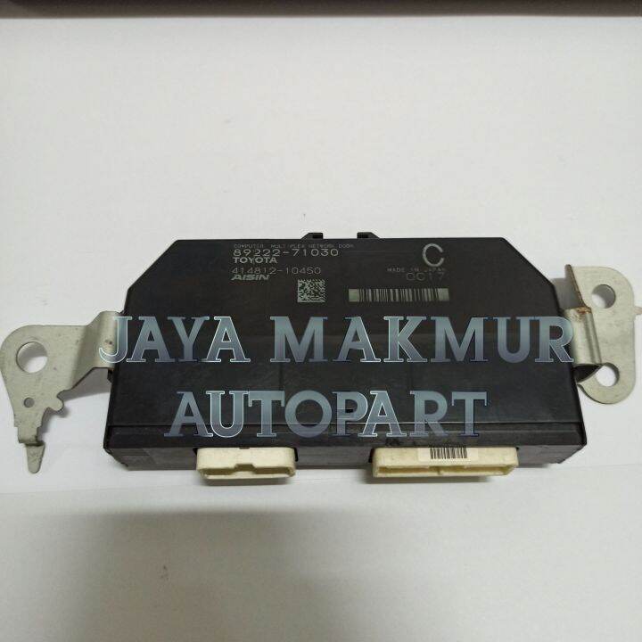 Computer Komputer Ecu Multiplex Network Door Toyota Fortuner VRZ 2016 ...