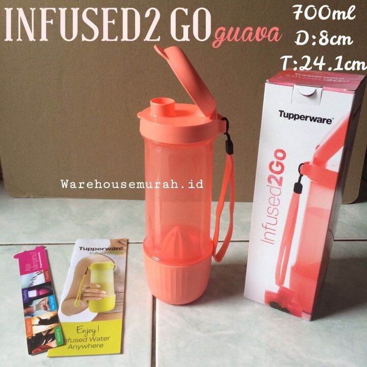 Infused 2 Go guava botol minum infus water Tupperware | Lazada Indonesia