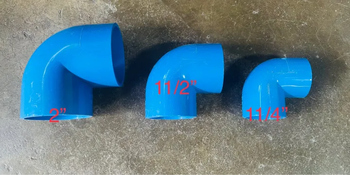 PVC Blue Fittings 11/4”,11/2”,2”(Elbow) | Lazada PH
