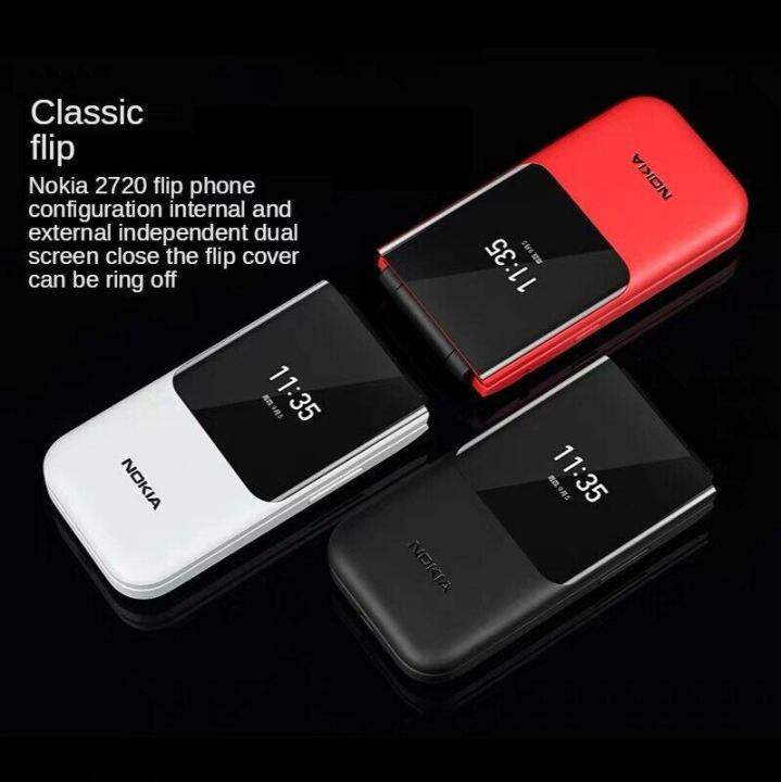 I ANGEL โทรศัพท์มือถือ copy Nokia 2720 FILP (4G) Flip Mobile Phone Dual ...