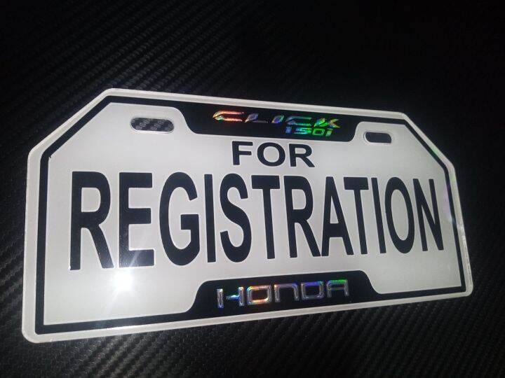 Temporary Conduction Plate / Motor Plate / PERSONALIZED | Lazada PH