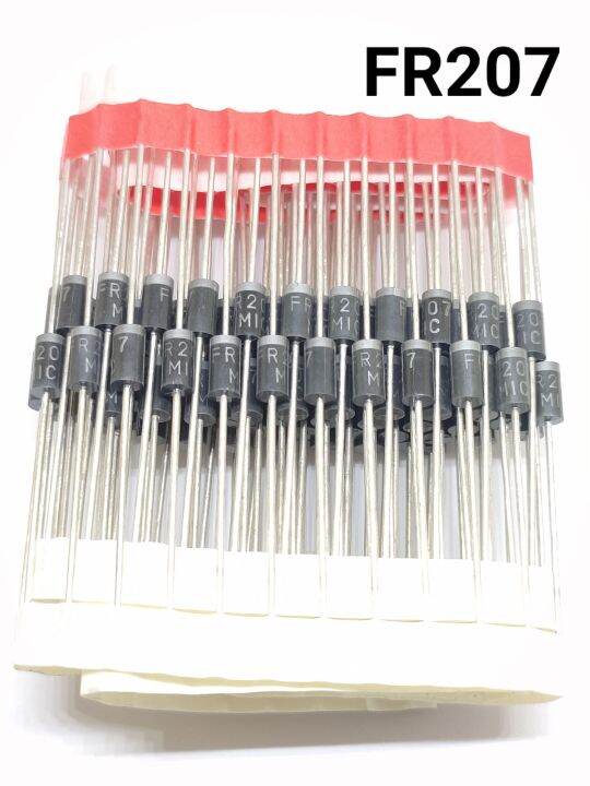 10ชิ้น ไดโอด FR207 2A 1000V | Lazada.co.th