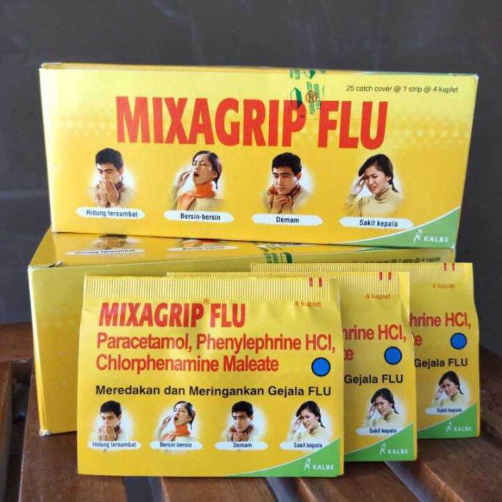 MIXAGRIP FLU 1BOX 25 PAPAN | Lazada