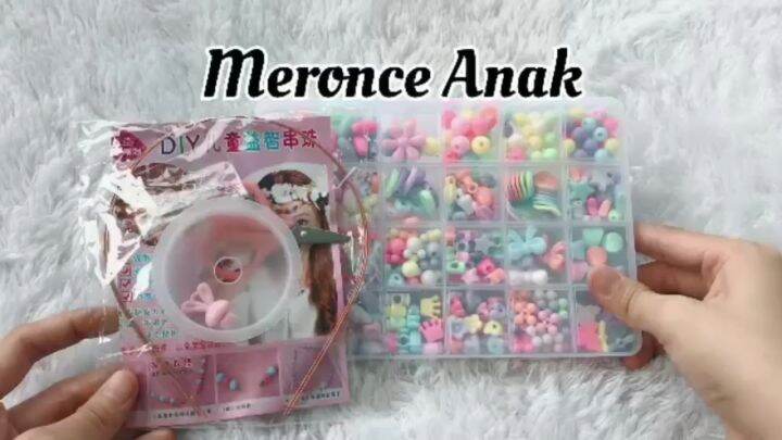Payoe Edukasi Kreatifitas Anak Diy Gelang Manik-Manik Mainan Kalung Cincin Manik2 Anak | Lazada ...