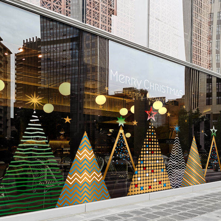 Christmas Decoration Decoration Large Tree Atmosphere Dress up Window ...