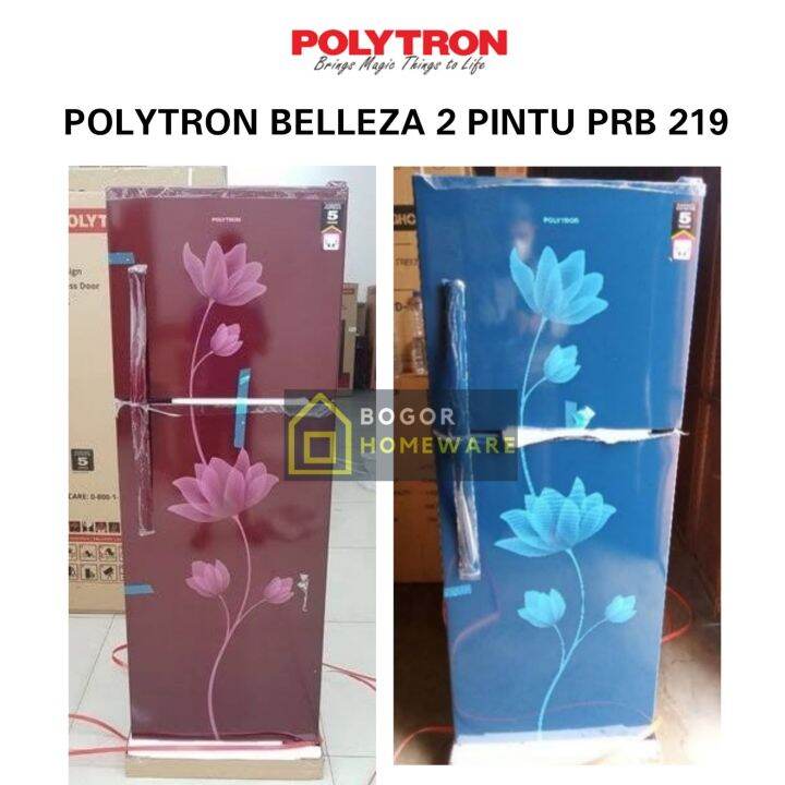 (KHUSUS BOGOR) POLYTRON BELLEZA KULKAS 2 PINTU PRB 219 NO FROST / TANPA ...