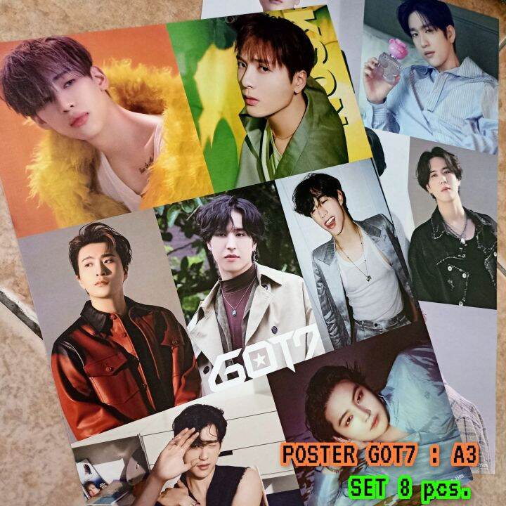 Poster GOT7 เซตคัมแบ็ก ที่ยิ่งใหญ่อีกครั้ง มาใหม่ล่าสุด รูปใหญ่ไซส์A3 ...