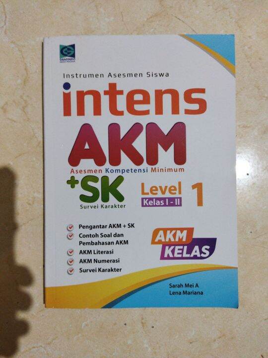 BUKU INTENS AKM ASESMEN KOMPETENSI MINIMUM +SK LEVEL 1 KELAS 1 DAN2 AKM KELAS | Lazada Indonesia