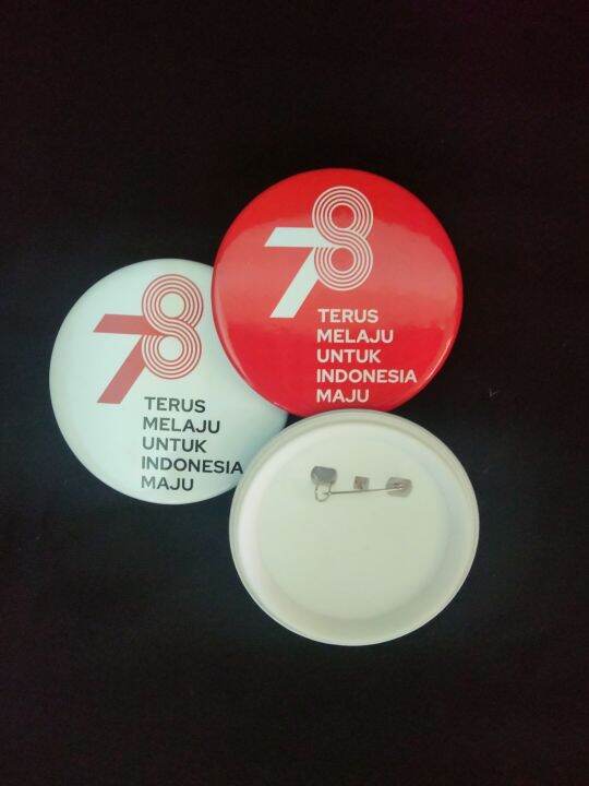 Pin 78 Tahun Kemerdekaan Indonesia / Pin HUT RI ke 78 / Pin Peniti, Pin ...