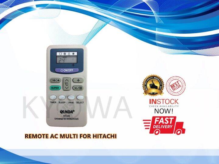UNIVERSAL HITACHI AIR CONDITIONER REMOTE CONTROL | Lazada
