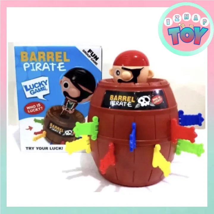 Barrel Pirate Game Toy | pop up pirate from the barrel with sword ...