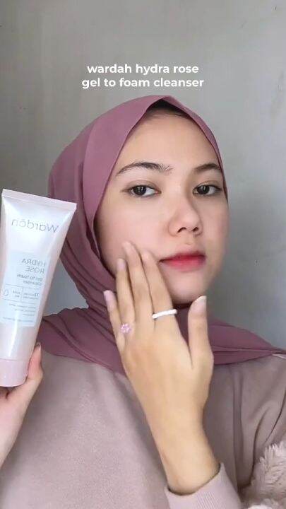 (Halal Skincare) Wardah Hydra Rose Dewy Skin Starter Kit (Alcohol free ...