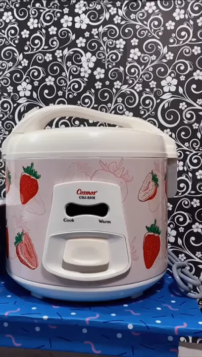 NEW Cosmos Magic Com CRJ 3302 S Rice Cooker Strawberry 1.8liter ANTI ...