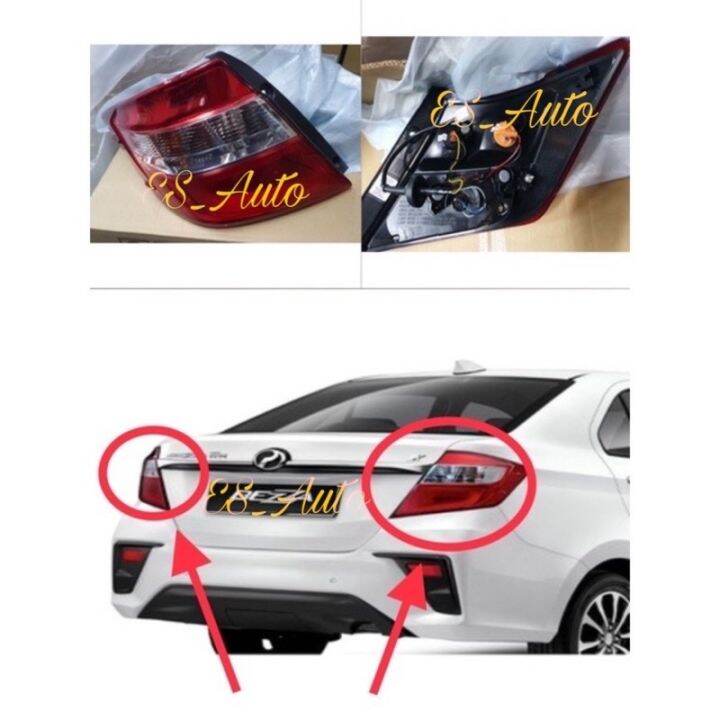 *ORIGINAL PERODUA BEZZA ASSY/ LAMPU BELAKANG COMPLETE/ TAIL LIGHT/REAR ...