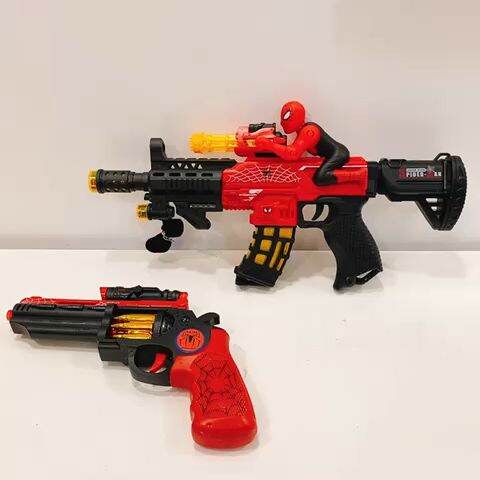 Spiderman Shooter Toys Gun with Lighting & Sound | Lazada