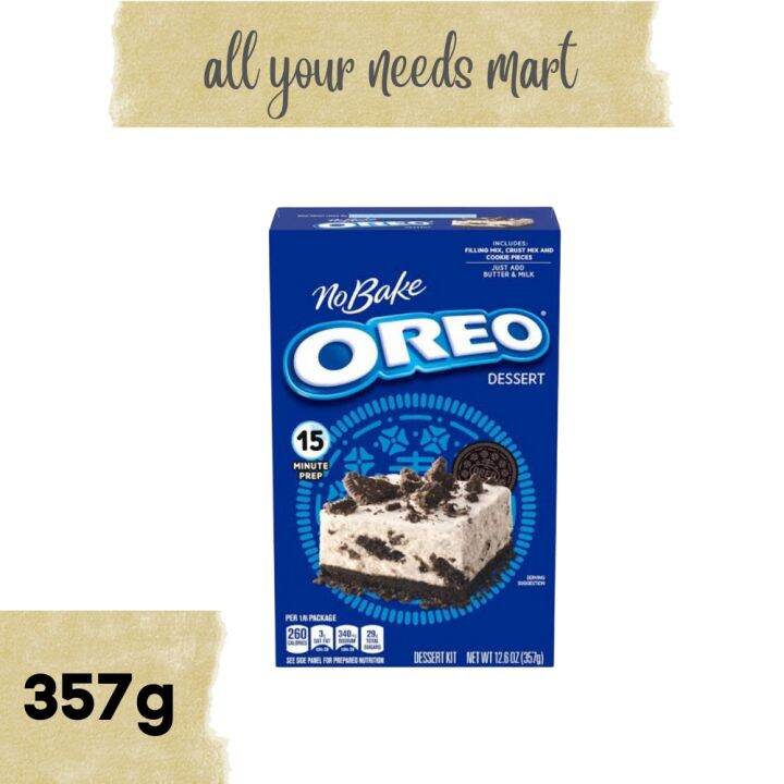 No Bake • Oreo Dessert • 357g | Lazada PH
