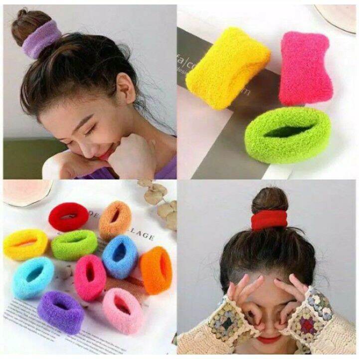 ikat rambut donat gaya korea | Lazada Indonesia