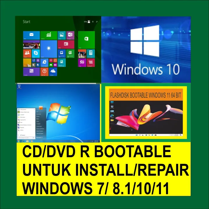 CD BOOTABLE WINDOWS 10 64-BIT | Lazada Indonesia