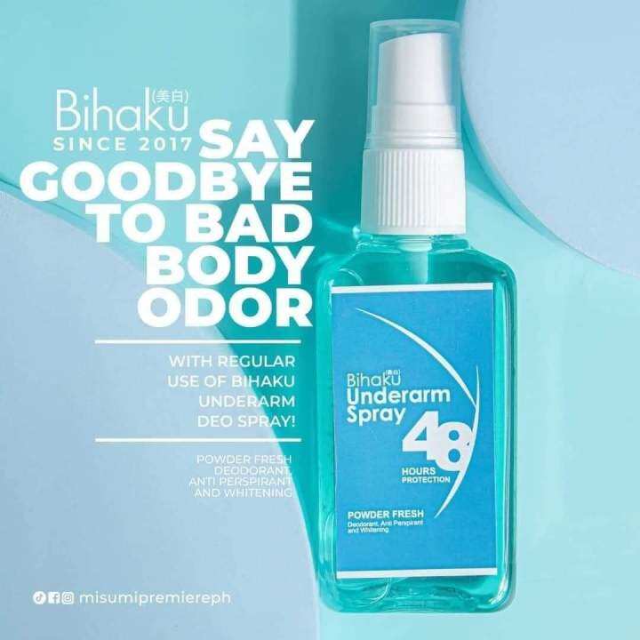 Original Bihaku Whitening UnderArm Spray | Lazada PH