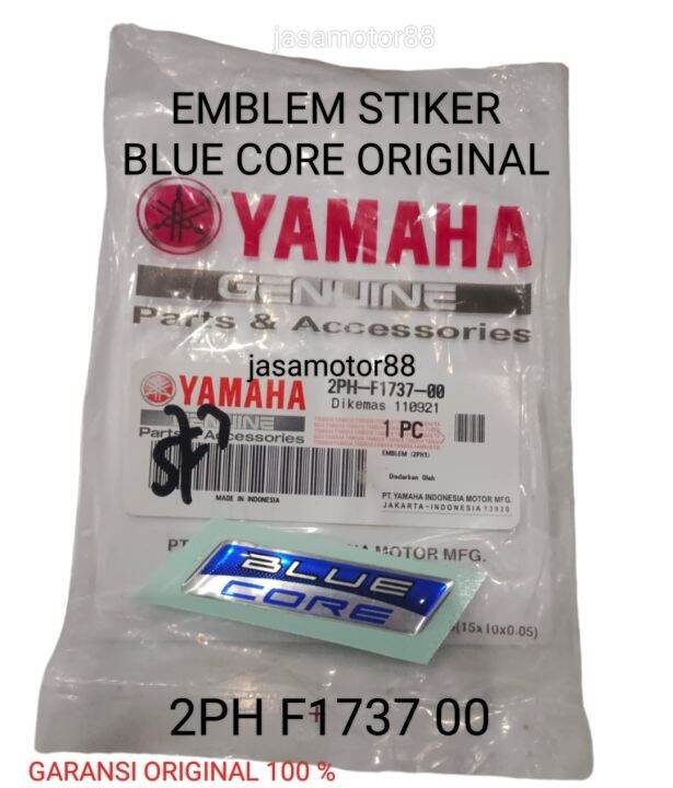 EMBLEM STIKER LOGO BLUE CORE ORIGINAL 2PH F1737 00 | Lazada Indonesia