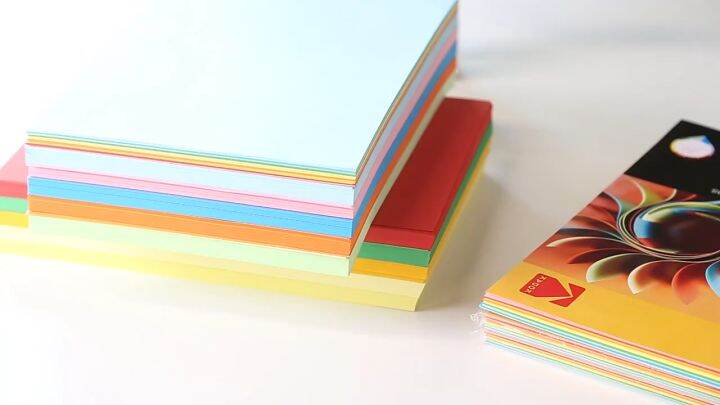 A4 Color Paper 100sheets (210x297mm) Assorted Art Square Colored ...