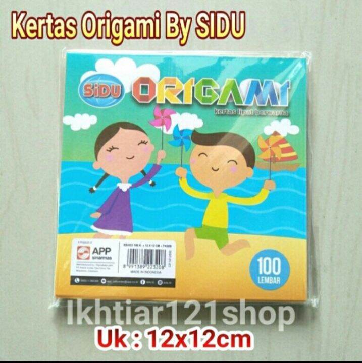 KERTAS ORIGAMI/KERTAS LIPAT 100 LEMBAR KECIL SIDU | Lazada Indonesia