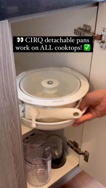 CIRQ 5 Piece Detachable Non-Stick Cookware Pan Set Kitchenware | Lazada PH