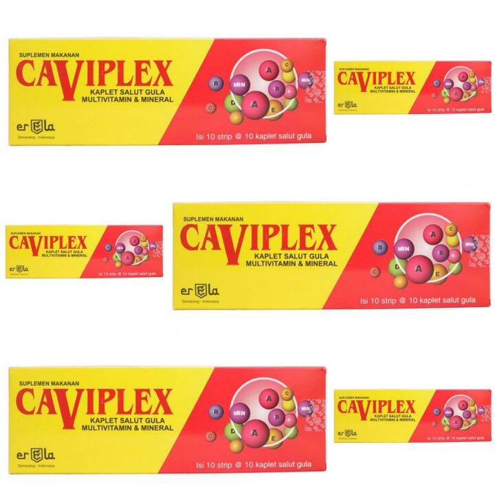 Caviplex Multivitamin Dan Mineral 10 Kaplet | Lazada Indonesia