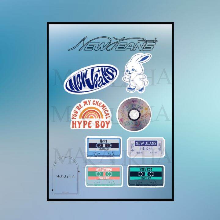 NEW JEANS - Sticker Set by MAKALIKHA | Lazada PH