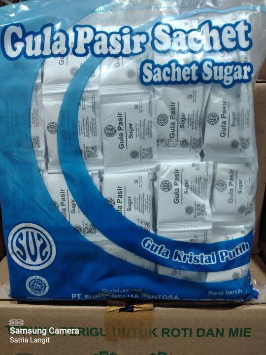 Gula pasir sus sachet 250 x 8 gr | Lazada Indonesia