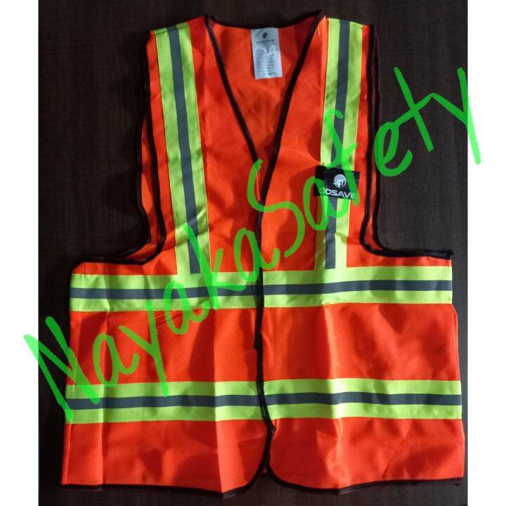 Rompi Safety Kombinasi Orange Gosave | Lazada Indonesia