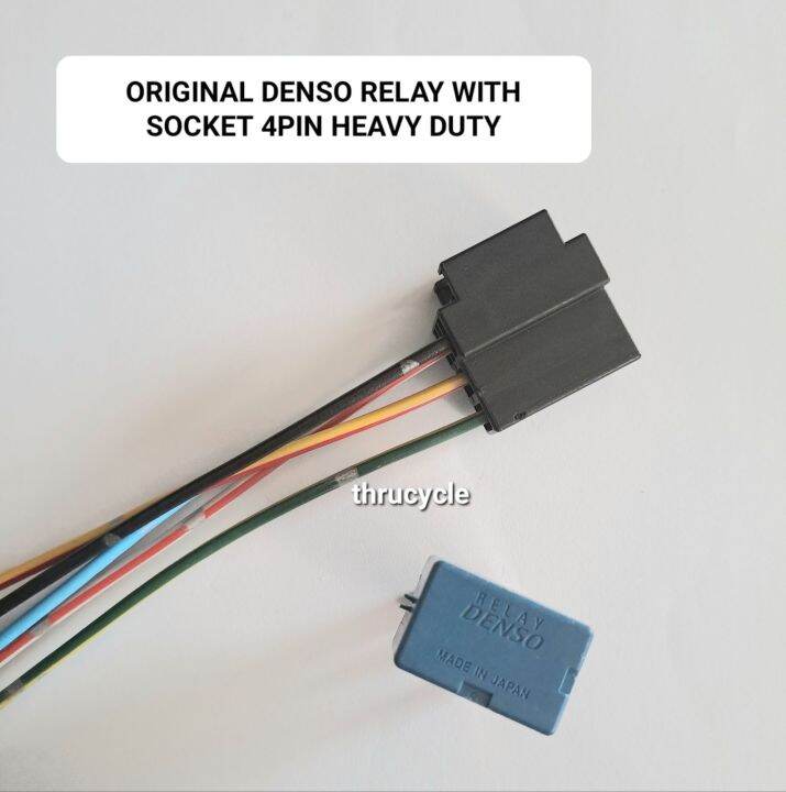 [1 set] ORIGINAL DENSO RELAY AND SOCKET HEAVY DUTY | Lazada PH