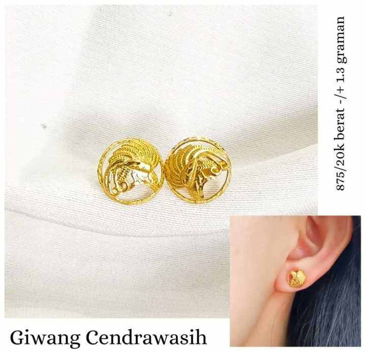 anting cendrawasih elegant emas | Lazada Indonesia