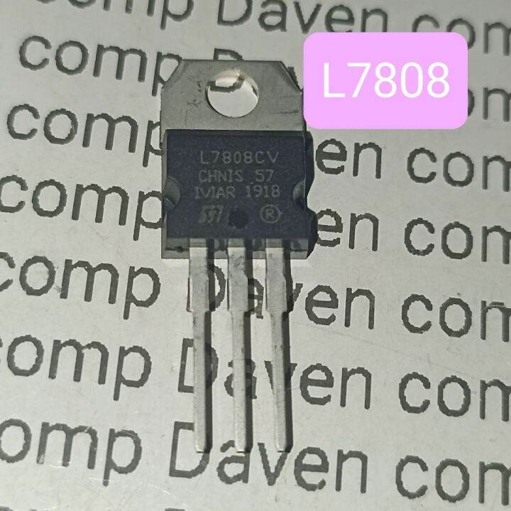 TRANSISTOR L7808 L7808CV ST IC L7808 L 7808 CV MOSFET L7808 CV | Lazada ...