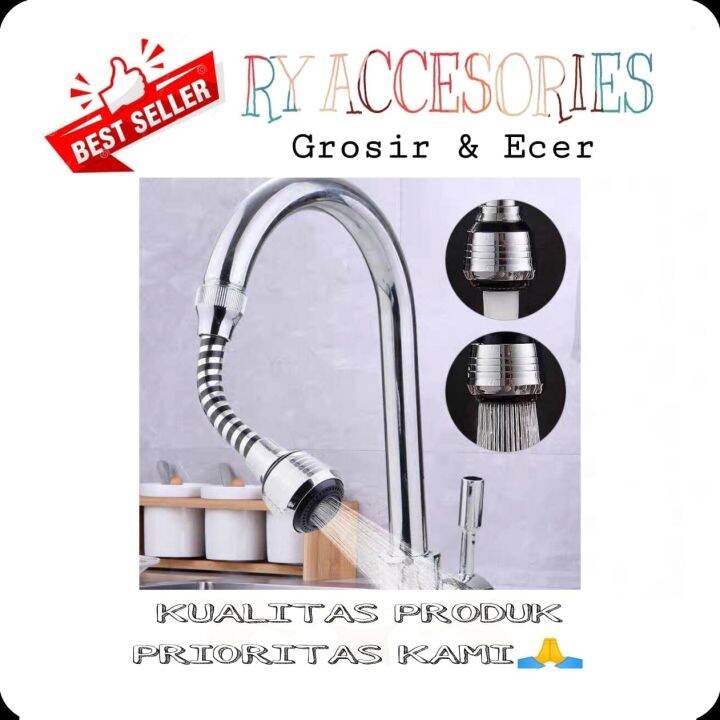 RY - Saringan kran besi mode spray / Sambungan kran air flexible 360 2 ...