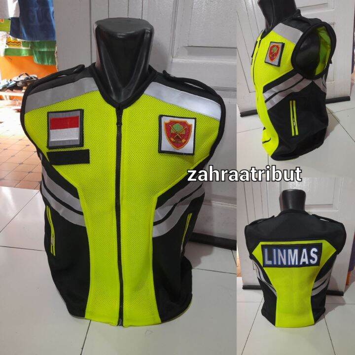 Rompi Linmas Tebal Terbaru Full Logo | Lazada Indonesia