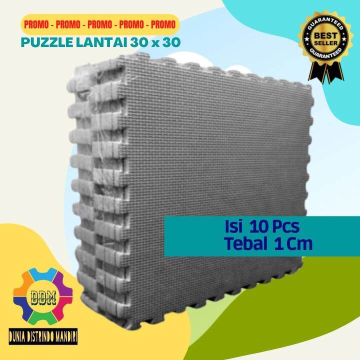 Puzzle Lantai Eva Foam Polos Matras Karpet Playmat Termurah 30x30x1 Cm ...